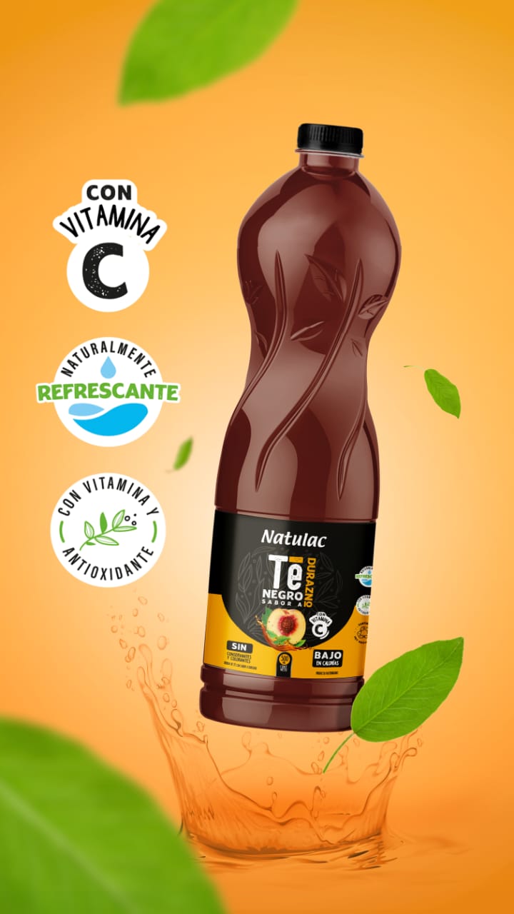 El Té Negro ahora viene con sabor a Limón y Durazno